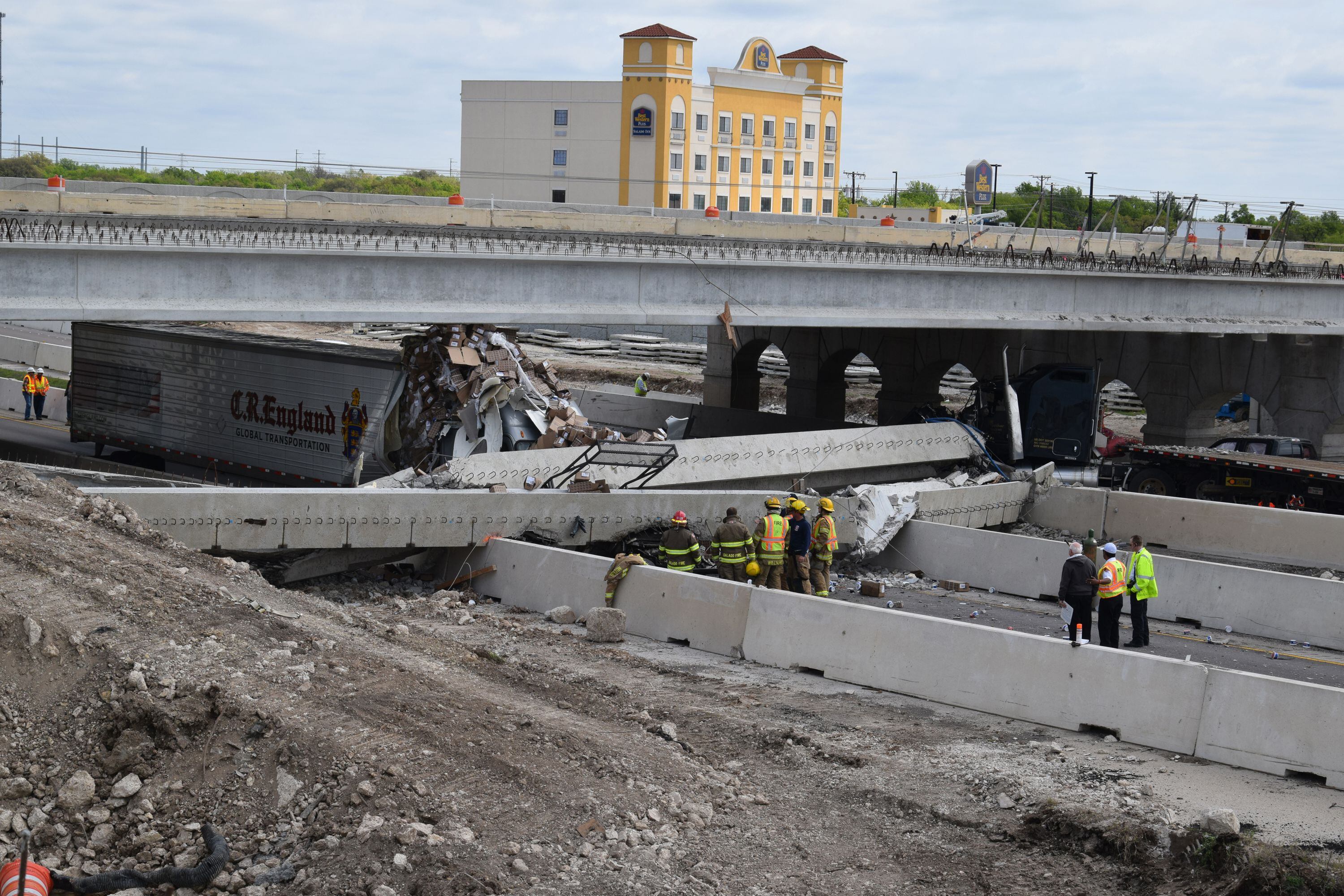 Overpass Collapse Texas