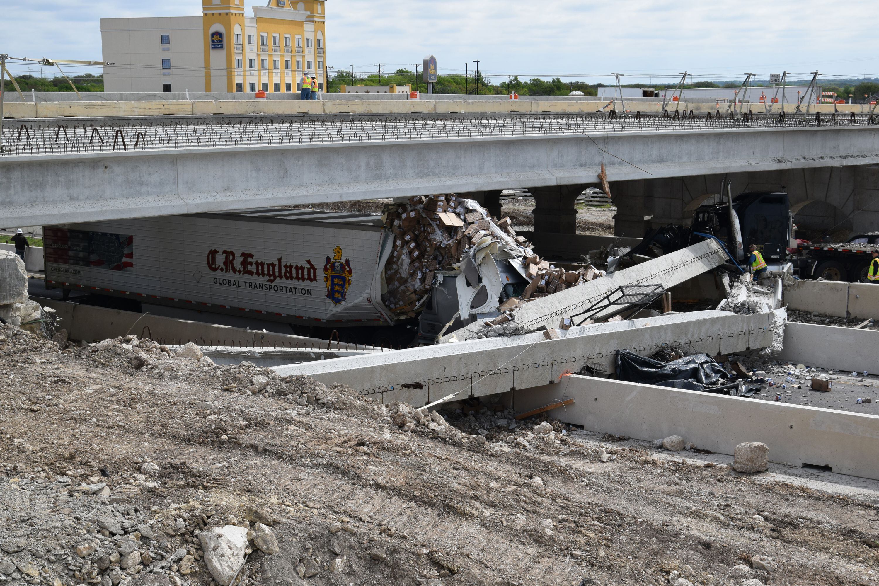 Overpass Collapse Texas