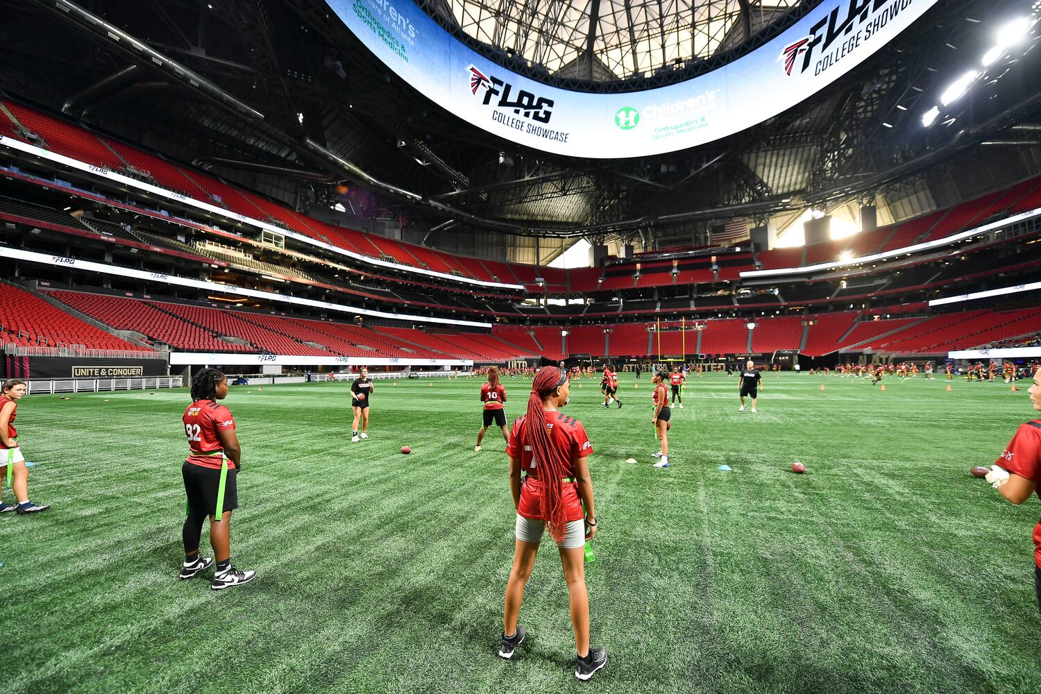 Photos: Falcons’ Girls Flag Football Showcase