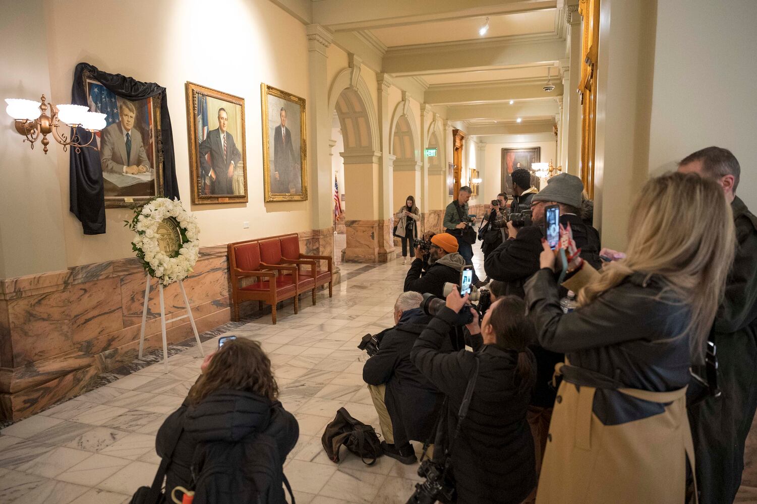 PHOTOS: Carter procession arrives in Atlanta